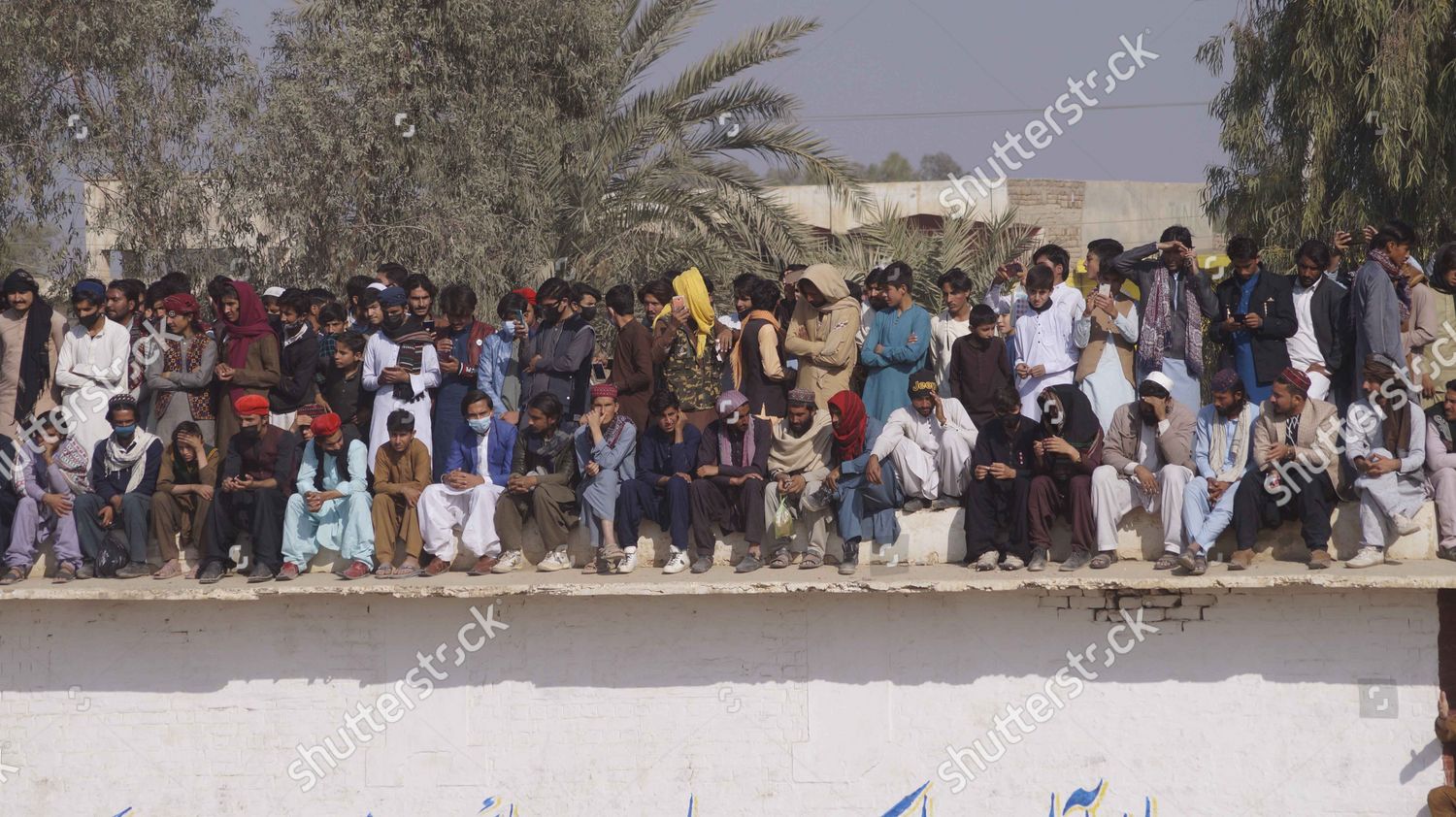 Supporters Pashtun Tahafuz Movement Ptm Attend Editorial Stock Photo ...