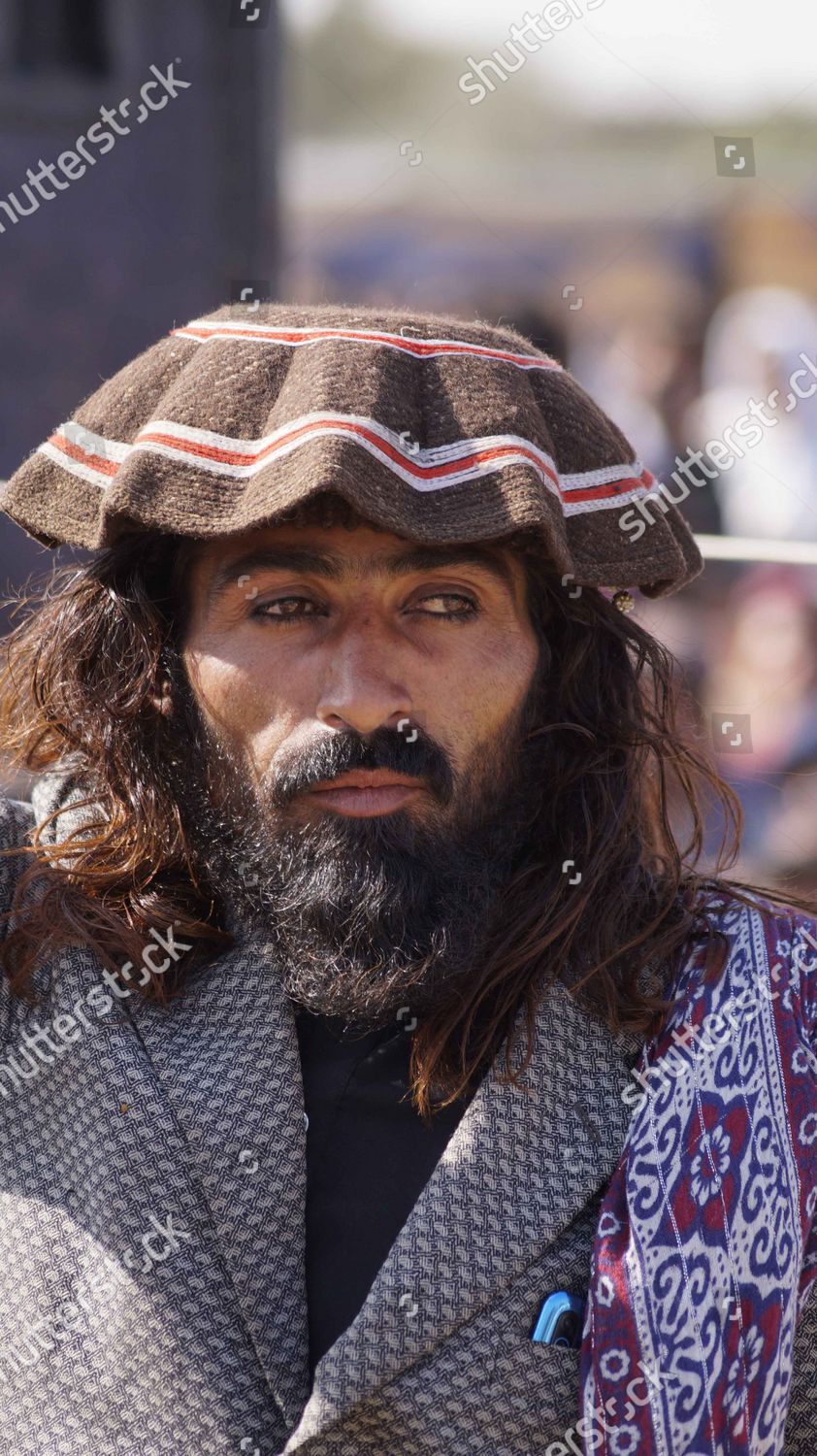 Supporter Pashtun Tahafuz Movement Ptm Attends Editorial Stock Photo ...
