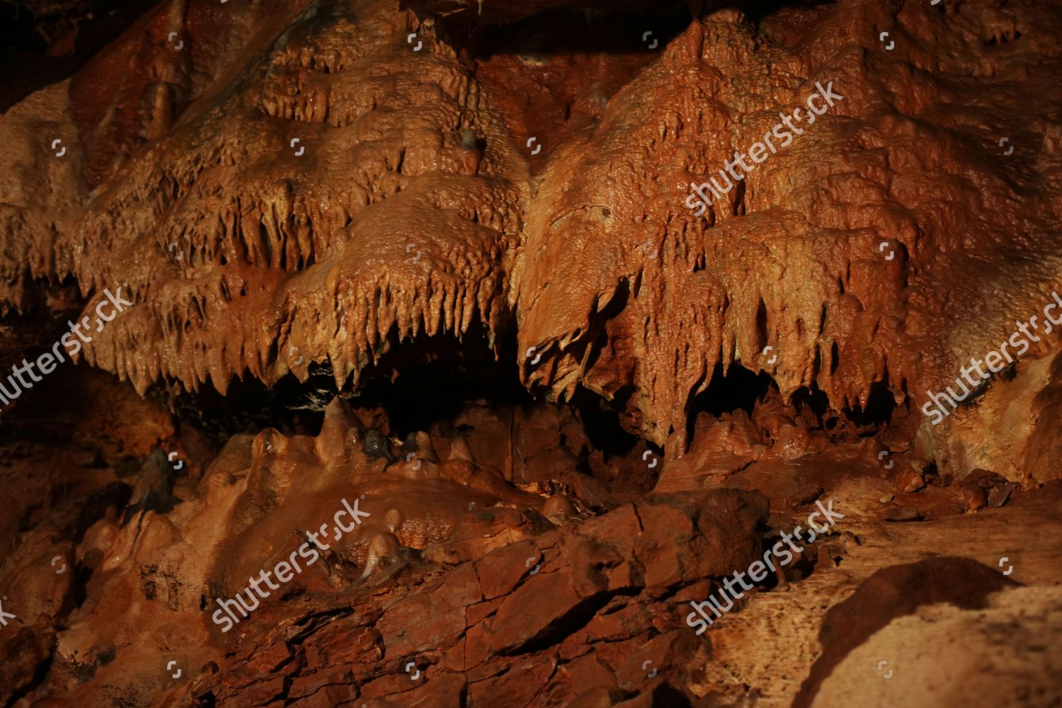 Rock Formations Kents Cavern Unesco Global Editorial Stock Photo ...