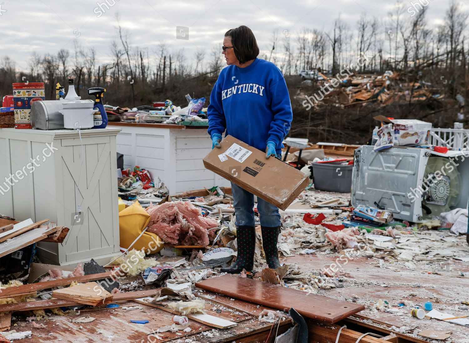 Residents Start Recover After Tornado On Editorial Stock Photo - Stock ...