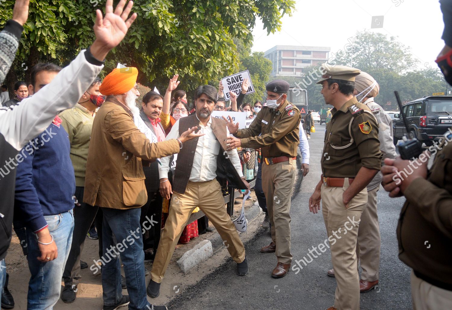 Teachers Seen Engaging Argument Chandigarh Police Editorial Stock Photo ... Teachers Seen Engaging Argument Chandigarh Police Editorial Stock Photo ...