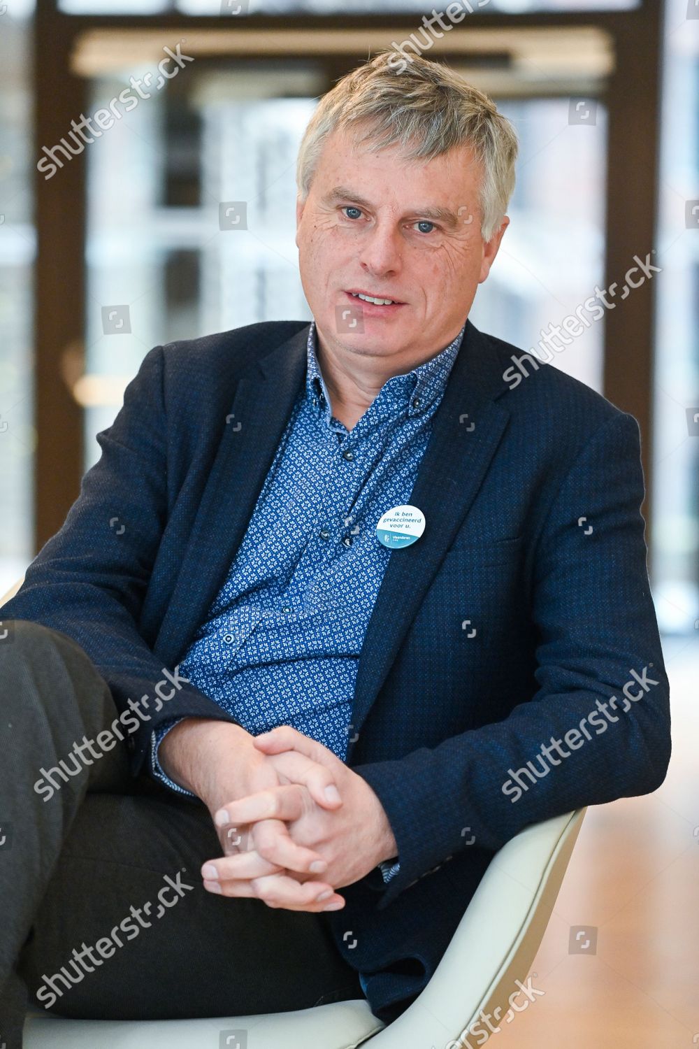 Belgian Johan Neyts Professor Virology Rega Editorial Stock Photo ...