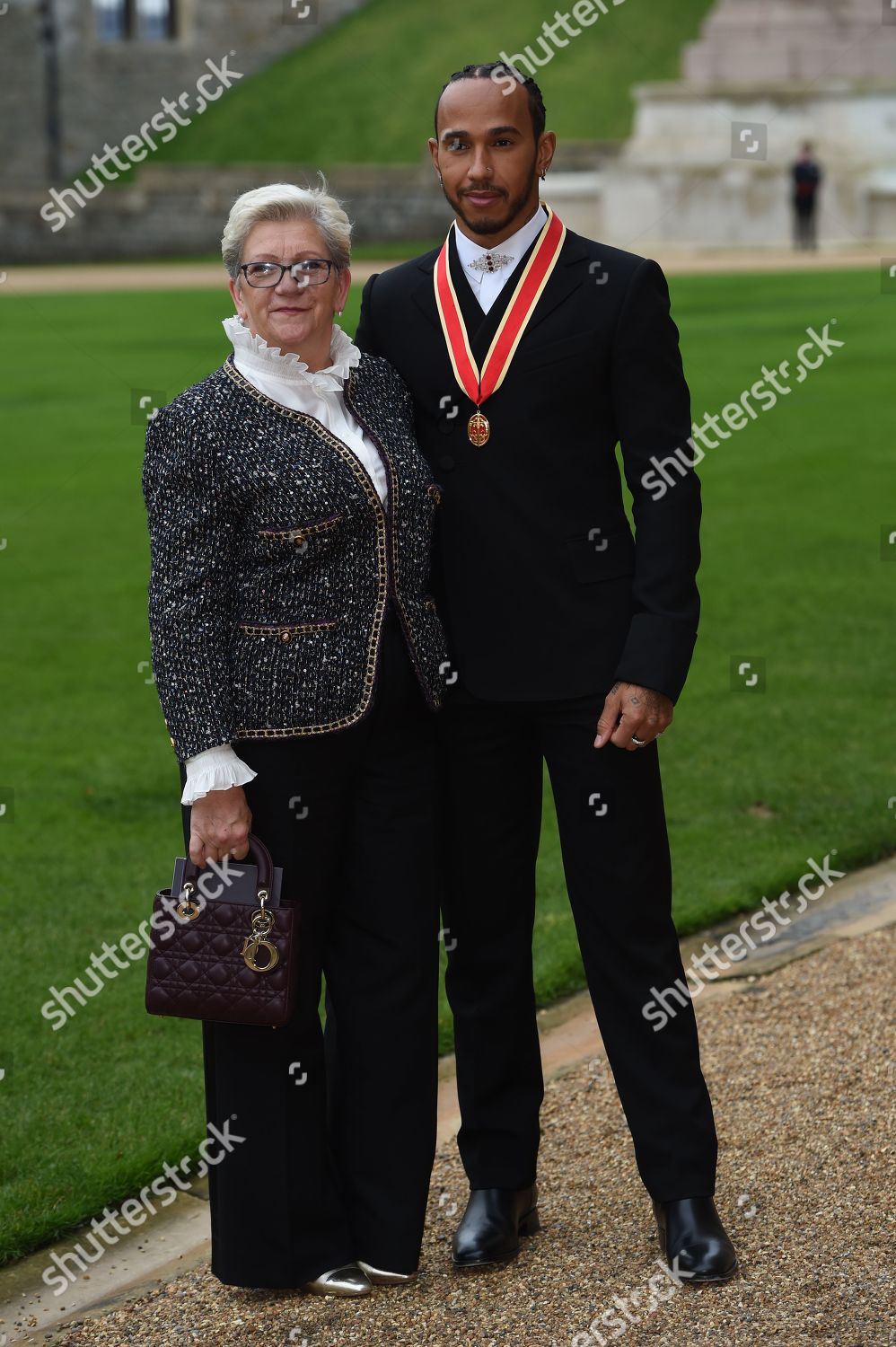 Lewis Hamilton His Mum Editorial Stock Photo - Stock Image | Shutterstock