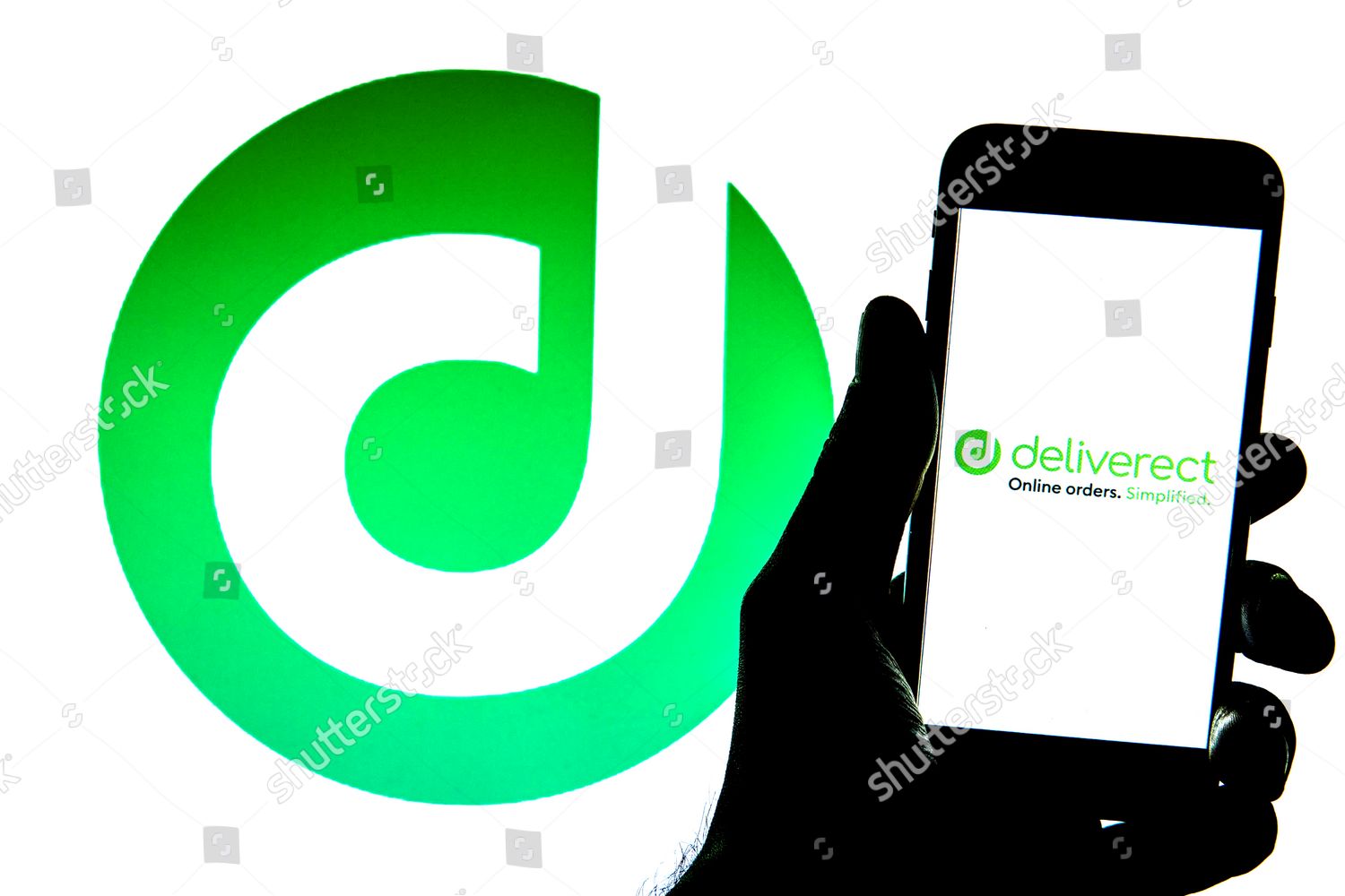 This Photo Illustration Deliverect Logo Seen Editorial Stock Photo ...