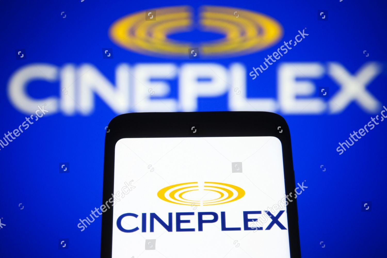 This Photo Illustration Cineplex Inc Cineplex Editorial Stock Photo ...