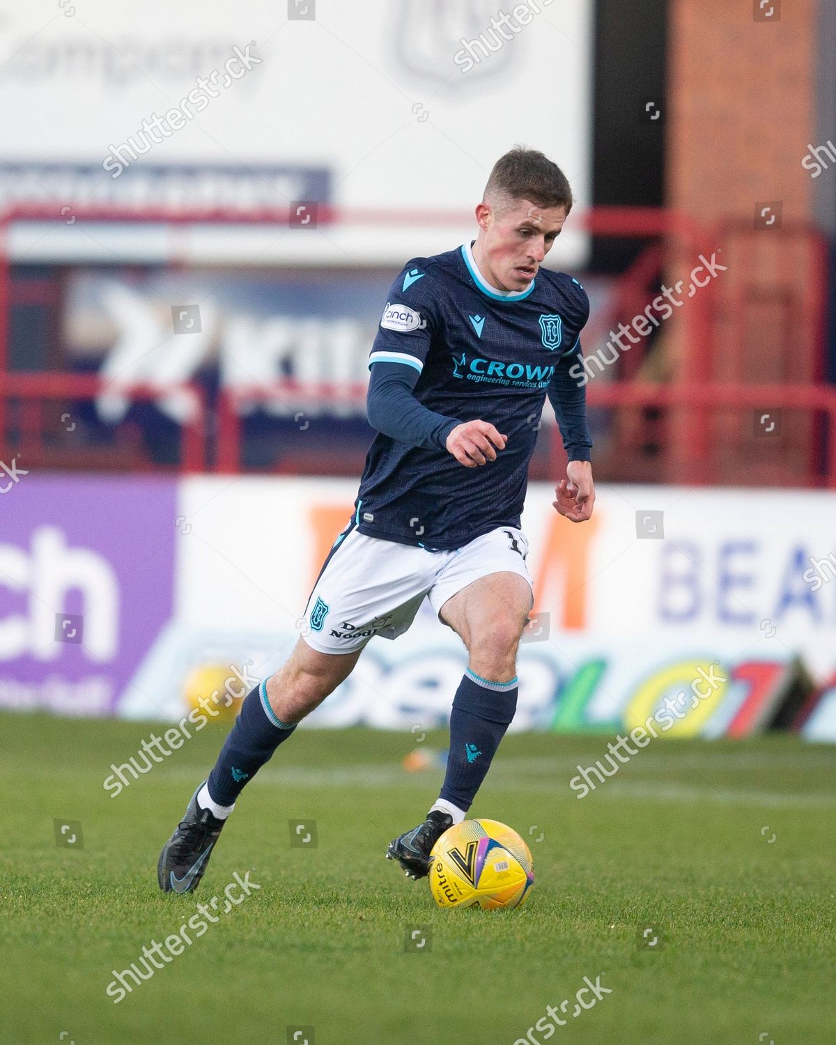 Luke Mccowan Dundee Carries Ball Forward Editorial Stock Photo - Stock ...