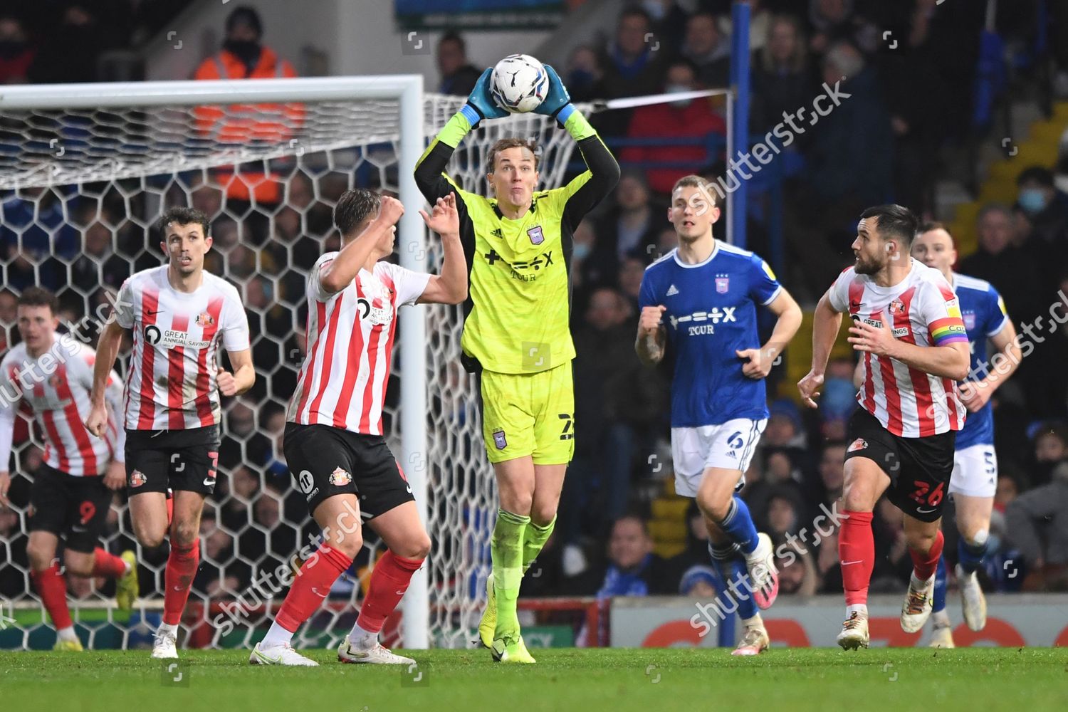Ipswich Town Goalkeeper Christian Walton Throws Editorial Stock Photo ...
