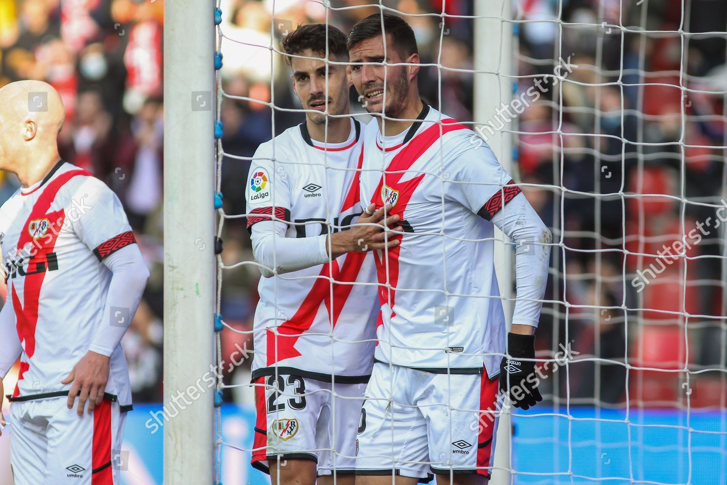 Sergi Guardiola Rayo Vallecano Celebrates Goal Editorial Stock Photo ...