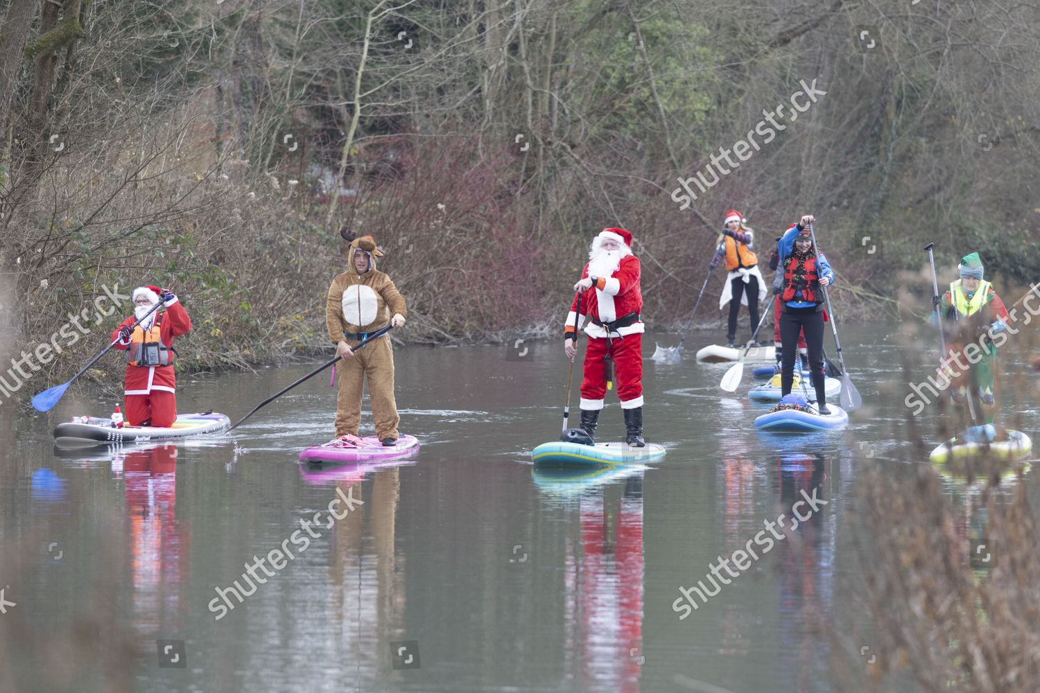 Members Sup Buddies West Berkshire Take Editorial Stock Photo - Stock Image | Shutterstock