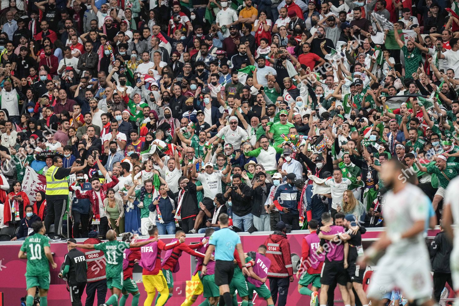 8 Amir Sayoud Algeria Team Celebrates Editorial Stock Photo - Stock ...