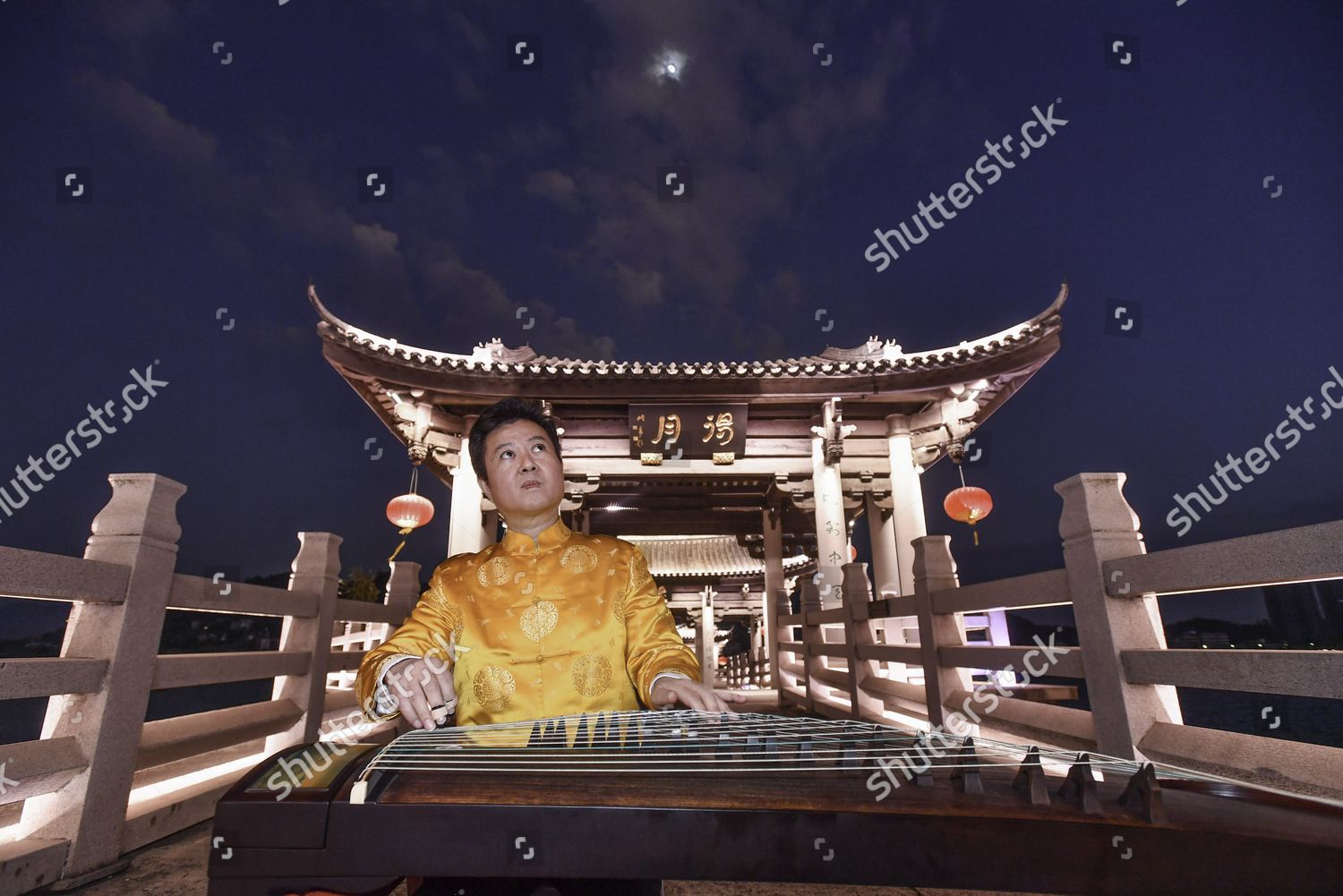Musician Chen Junhui Plays Chaozhou Music Editorial Stock Photo - Stock ...