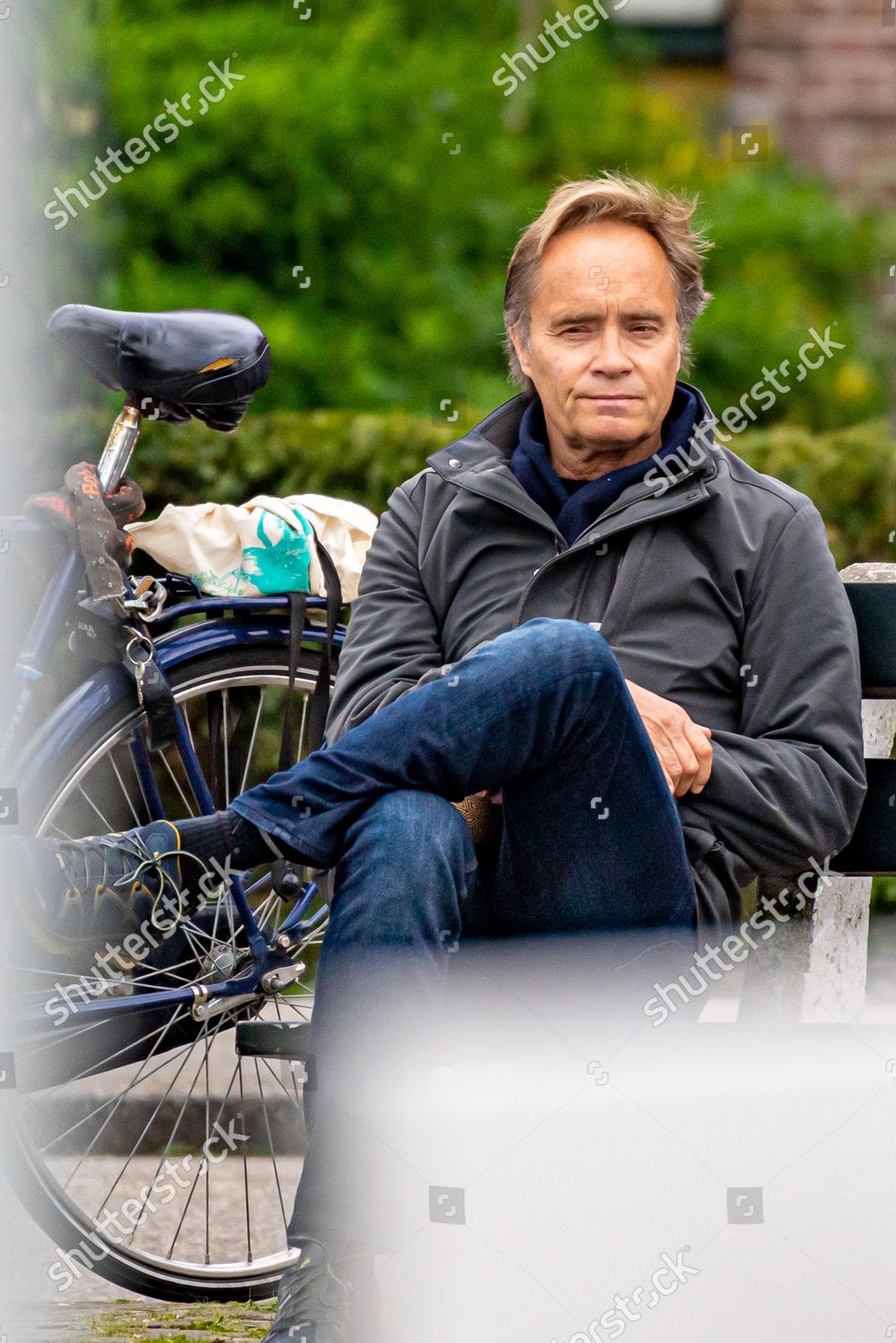 Max Westerman On Bench Oudekerk Aan Editorial Stock Photo - Stock Image ...