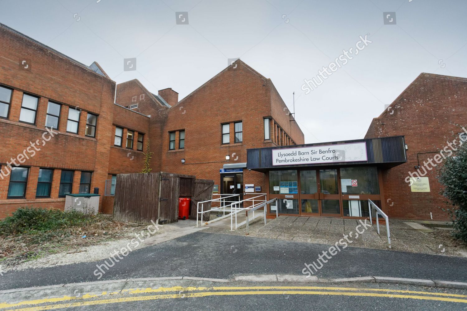 Haverfordwest Magistrates Court Editorial Stock Photo - Stock Image ...