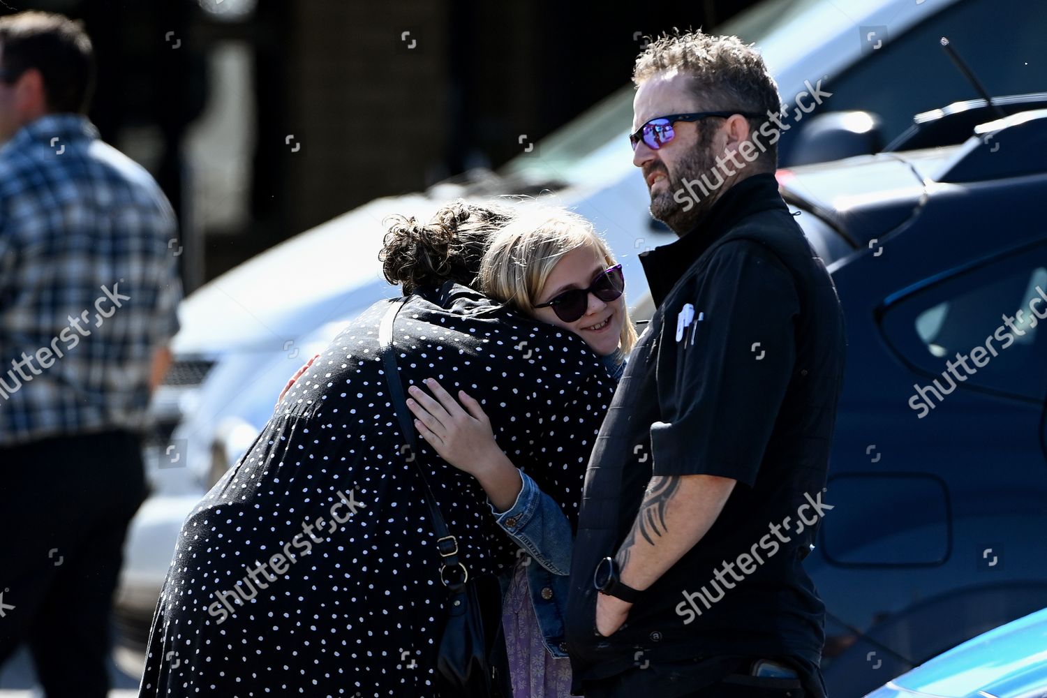 Mourners Arrive Funeral Zane Mellor Mersey Editorial Stock Photo ...
