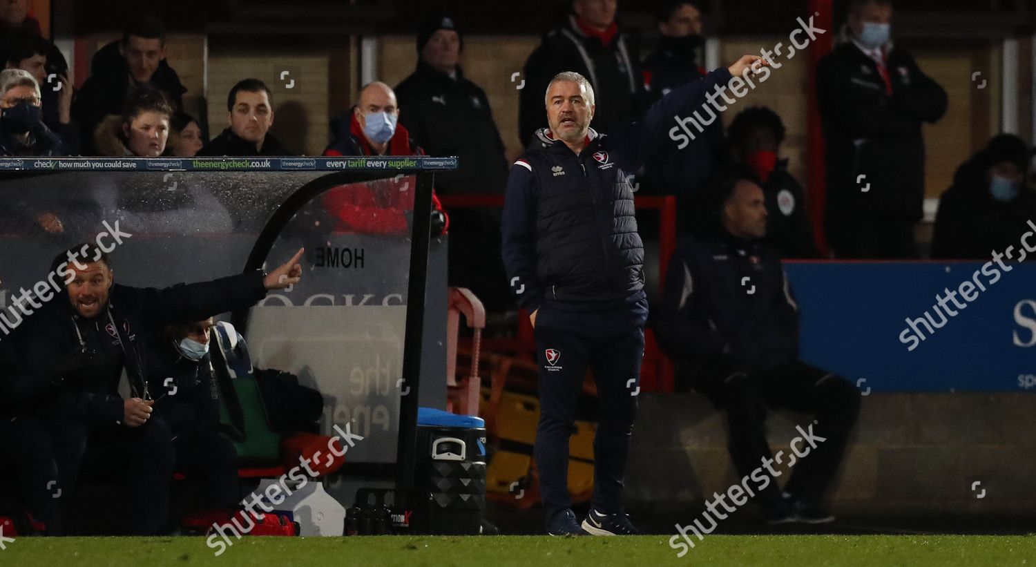 Michael Duff Manager Cheltenham Town During Editorial Stock Photo ...