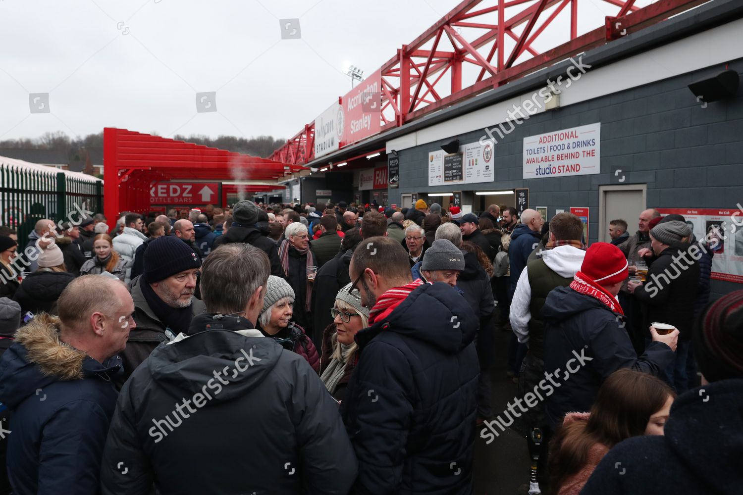 Fans Pack There Concourse Wham Stadium Editorial Stock Photo - Stock ...