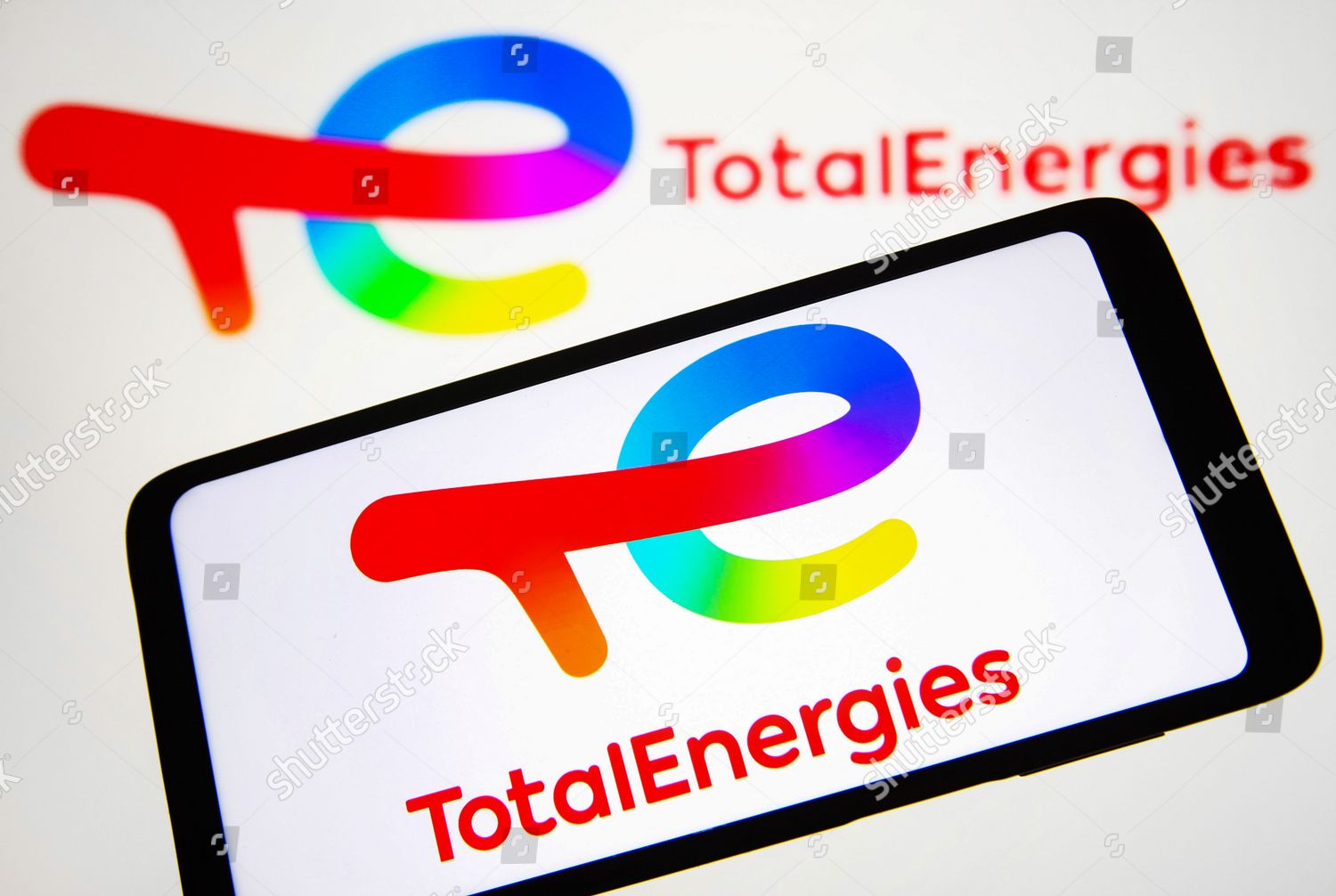 This Photo Illustration Totalenergies Se Logo Editorial Stock Photo ...