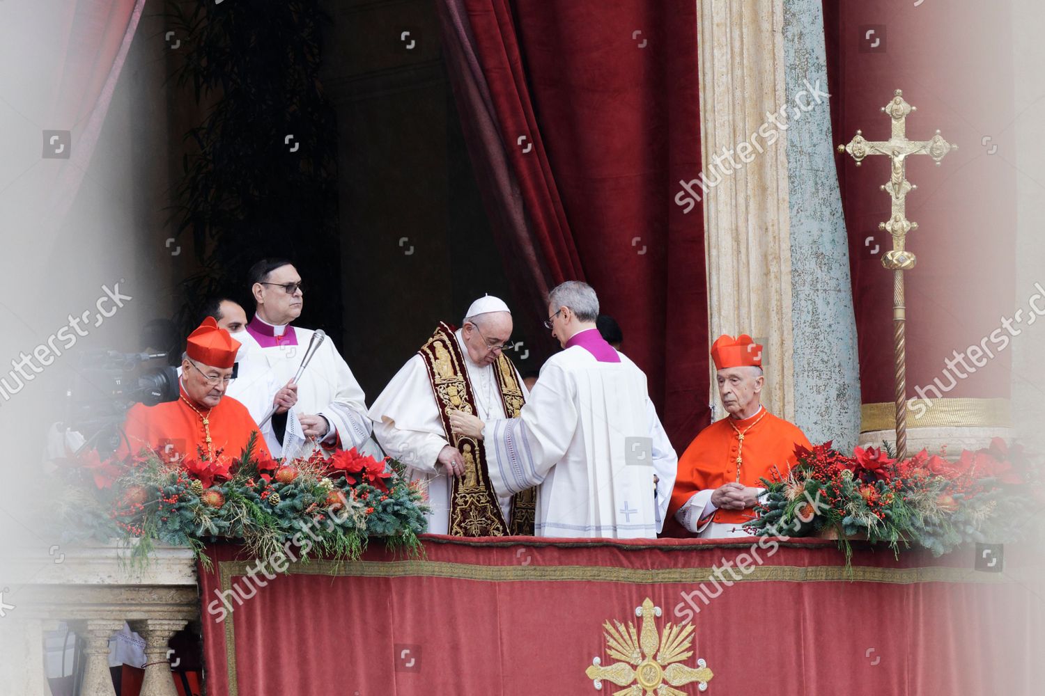 Pope Francis Looks Crowd Before Delivering Editorial Stock Photo ...