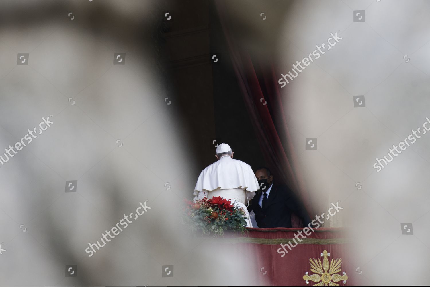 Pope Francis Looks Crowd Before Delivering Editorial Stock Photo ...