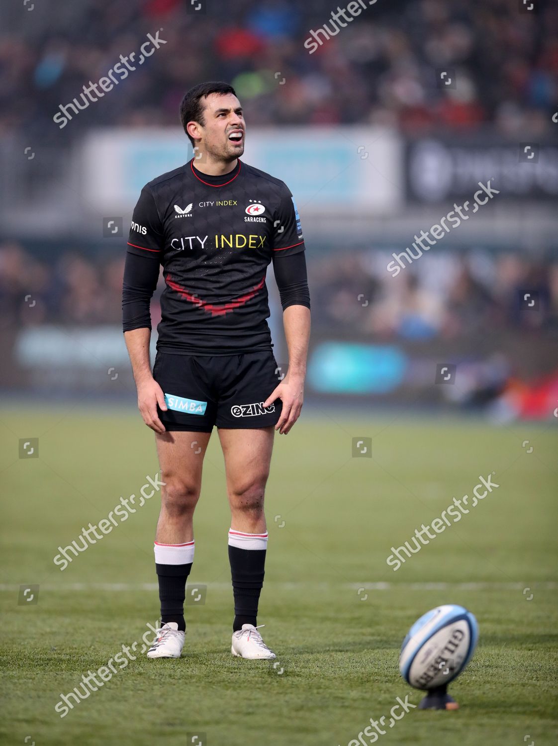 Alex Lozowski Saracens Kicks Editorial Stock Photo - Stock Image ...