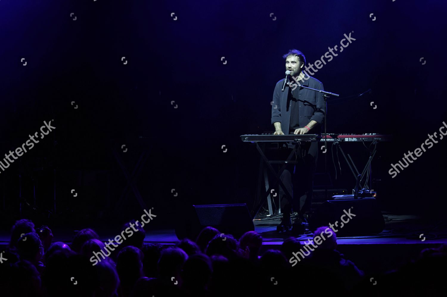 French Singer Martin Luminet Concert La Editorial Stock Photo - Stock ...