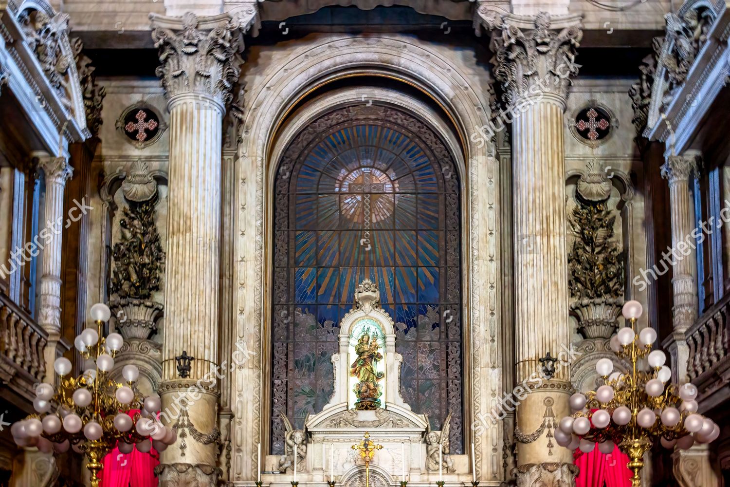 Catholic Image Which Part Colonial Architecture Editorial Stock Photo ...