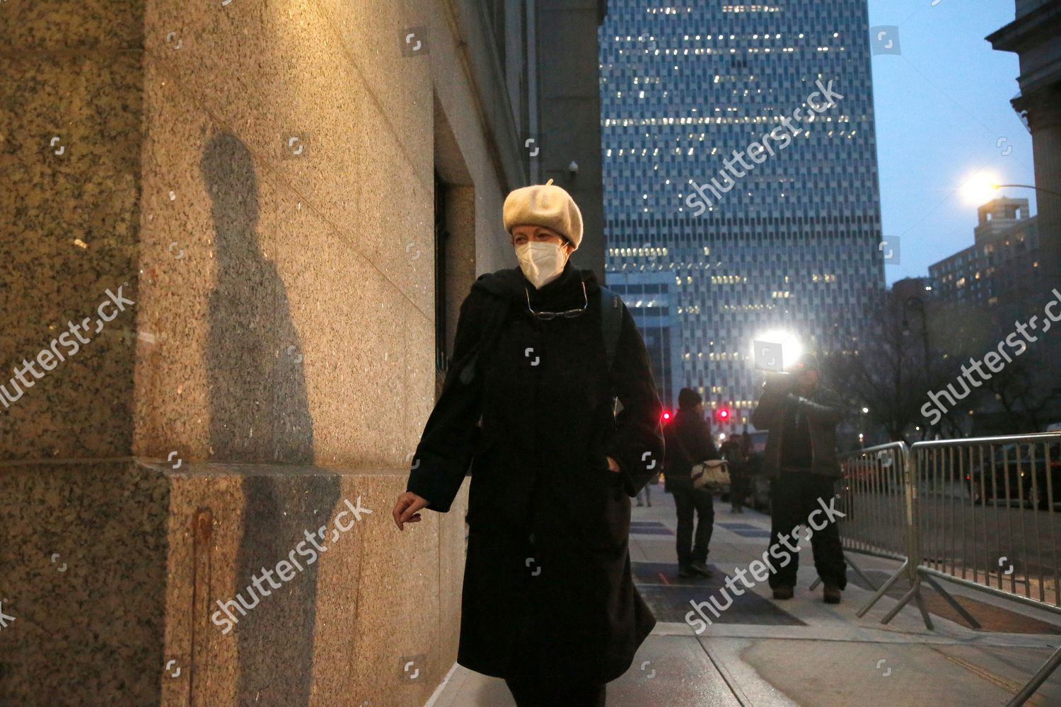 Isabel Maxwell Arrives Thurgood Marshall Federal Editorial Stock Photo ...
