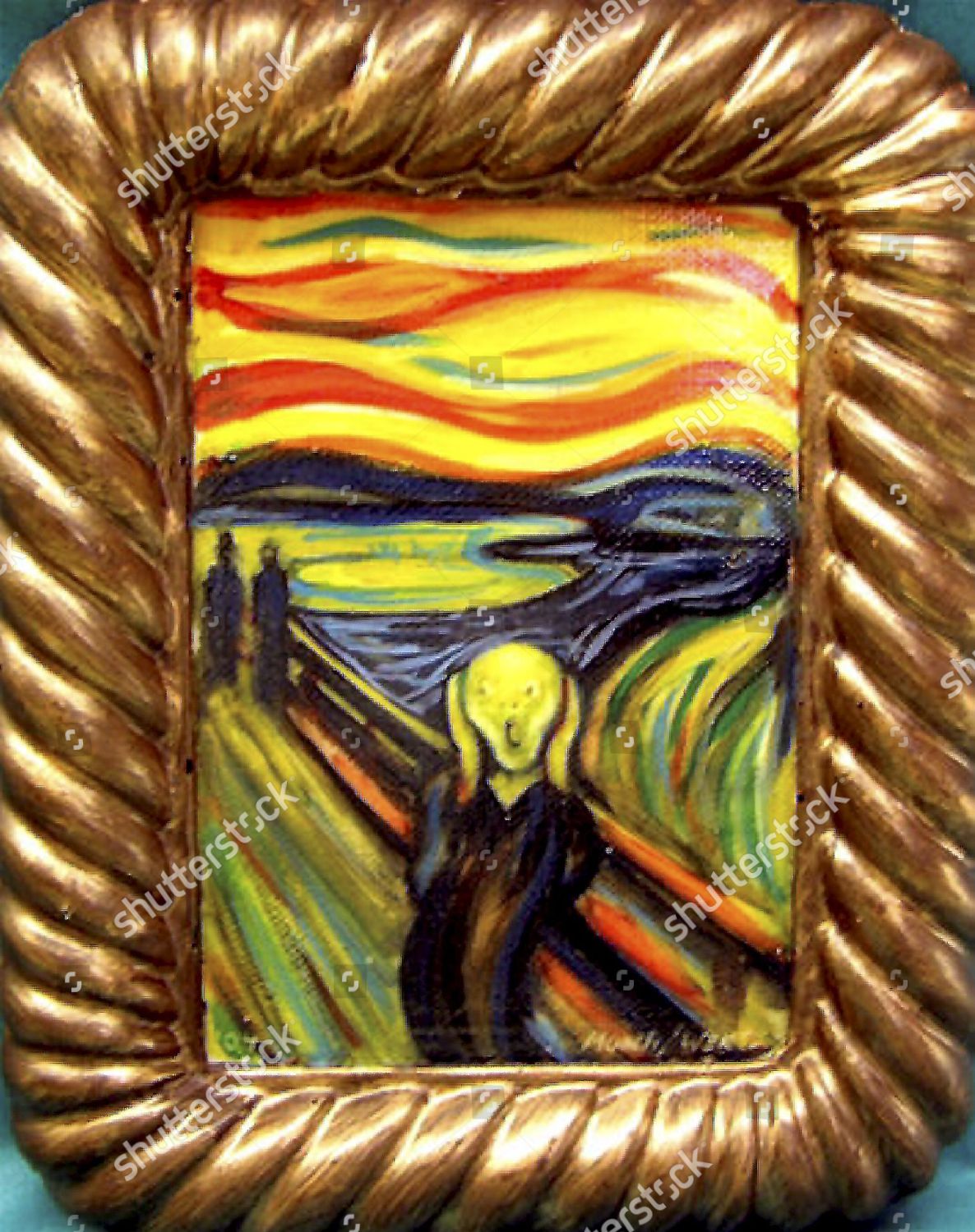 Edible Chocolate Reproduction Edvard Munch Scream Editorial Stock Photo ...