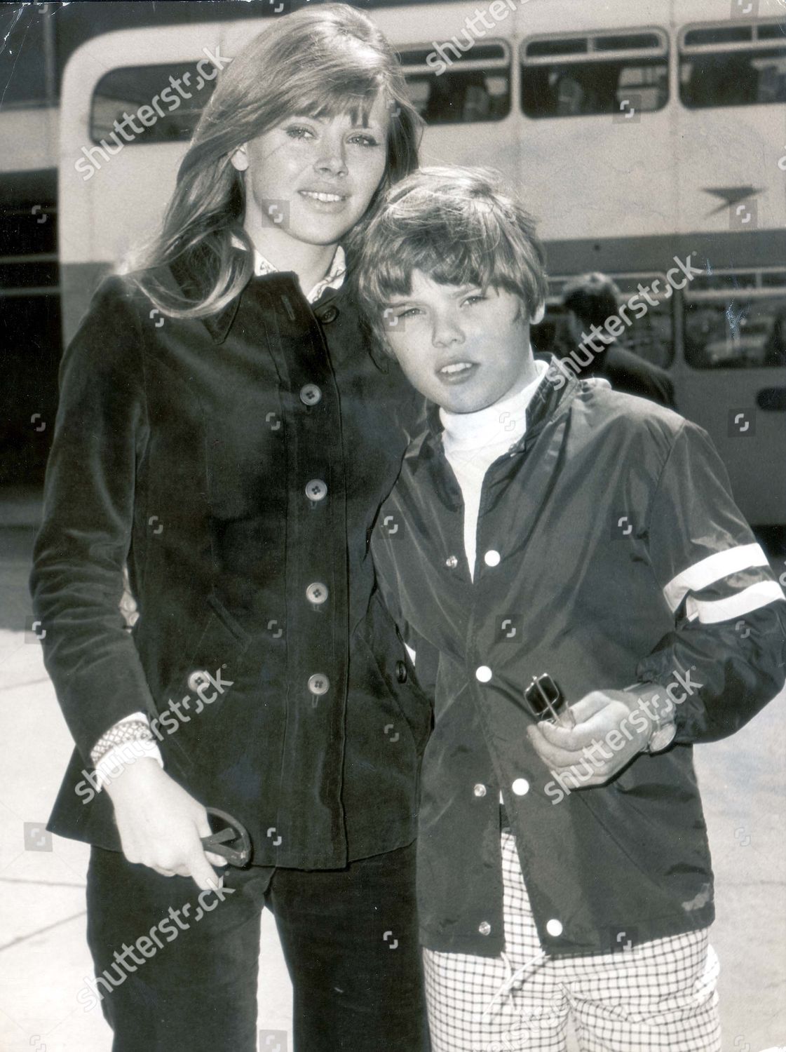 Actress Britt Ekland Her Young Brother Editorial Stock Photo - Stock ...