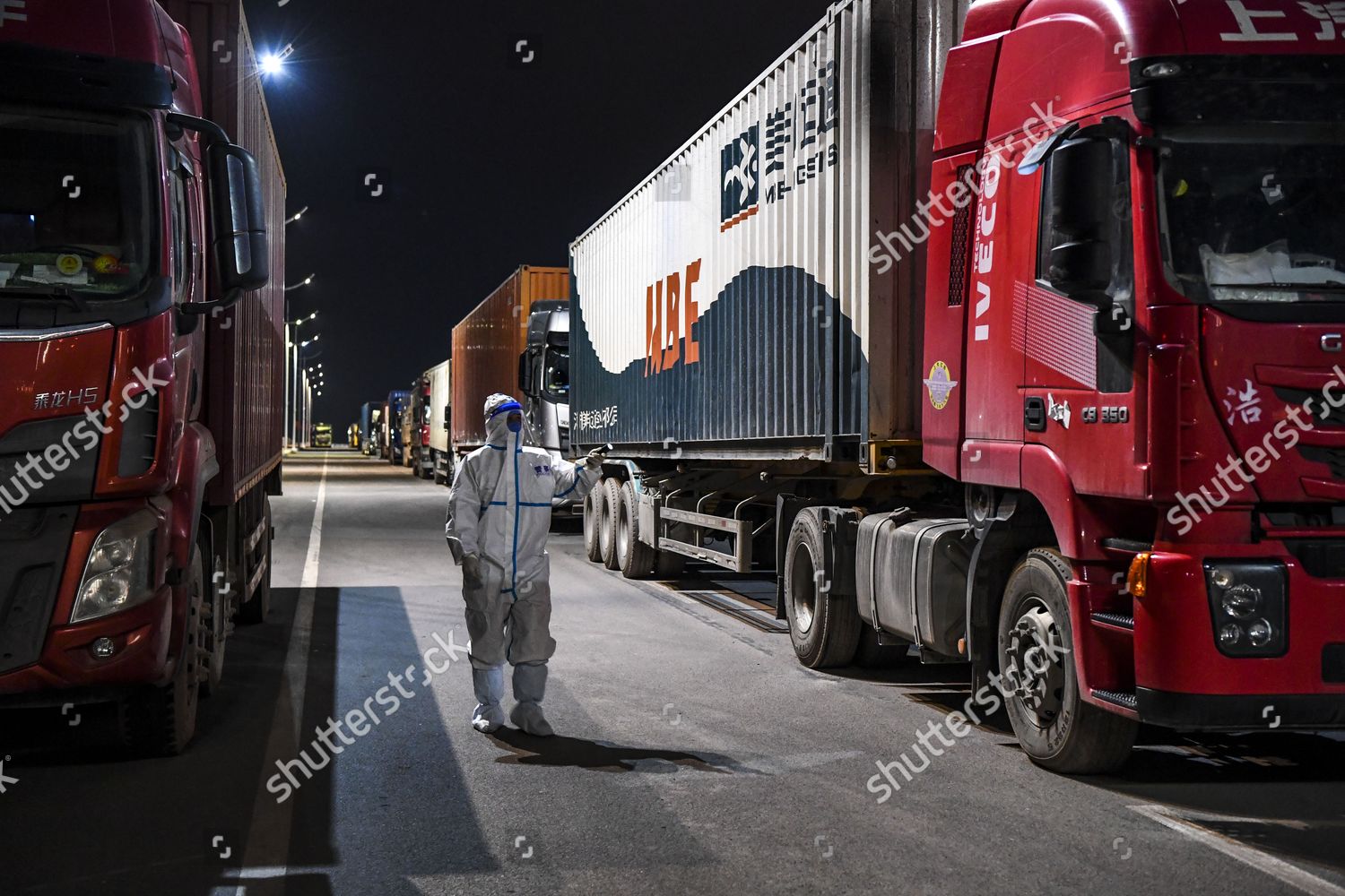 Police Officer Immigration Inspection Checkpoint Check Editorial Stock ...