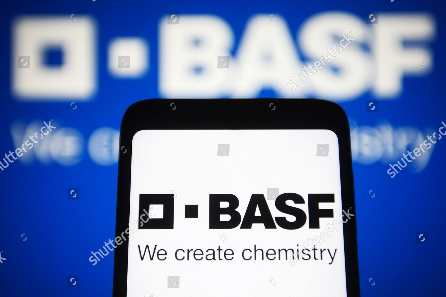 This Photo Illustration Basf Se Logo Editorial Stock Photo - Stock ...