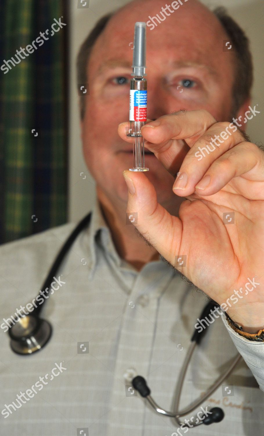 Dr Steve Bick Antiflu Vaccine Editorial Stock Photo - Stock Image ...