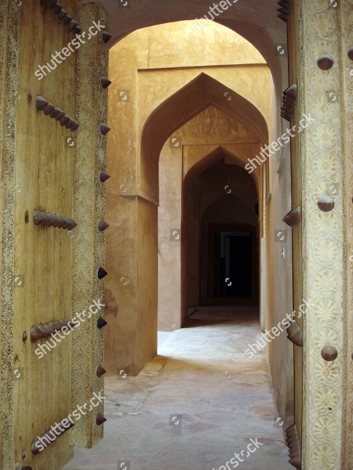 Al Hazm Fort Built By Imam Editorial Stock Photo - Stock Image ...