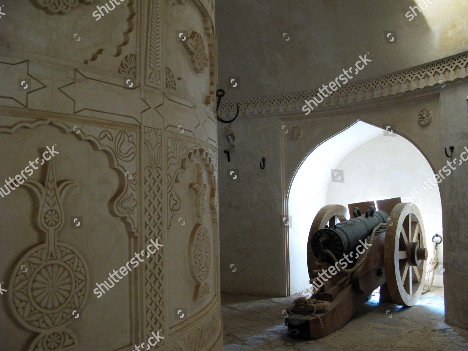 Al Hazm Fort Built By Imam Editorial Stock Photo - Stock Image ...