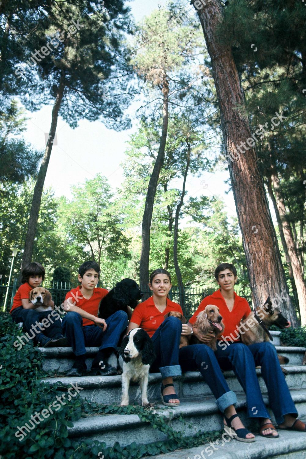 Princess Leila Pahlavi Prince Alireza Pahlavi Editorial Stock Photo ...