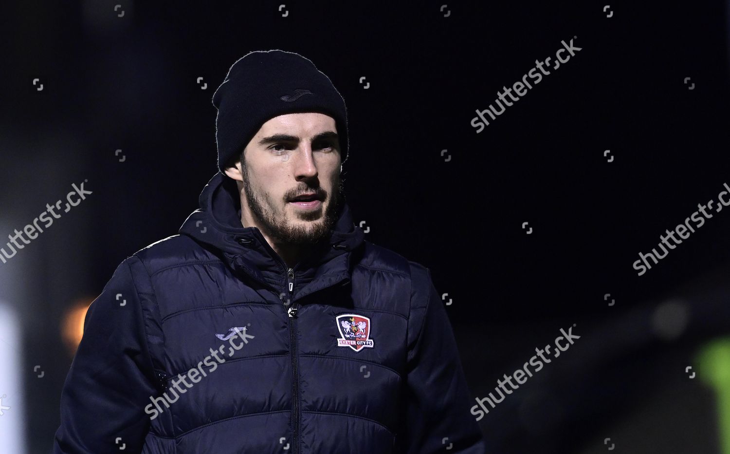 Sam Stubbs Exeter City Inspect Pitch Editorial Stock Photo - Stock ...