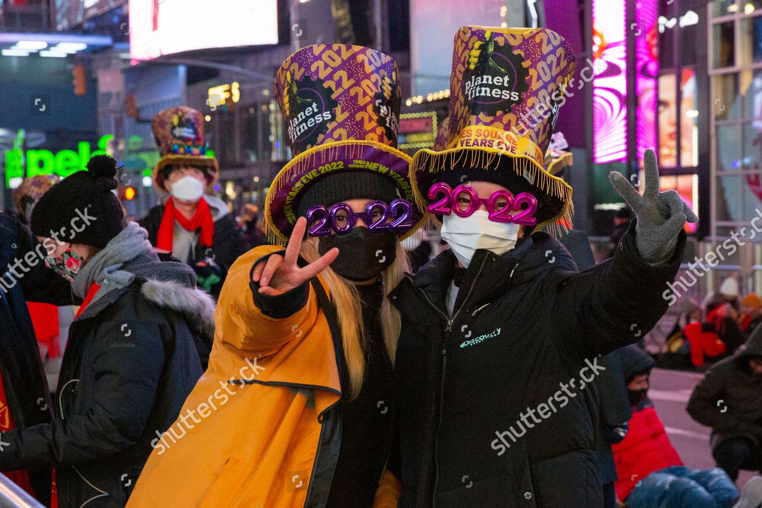 Two Crowd Members Show Peace Signs Editorial Stock Photo - Stock Image ...