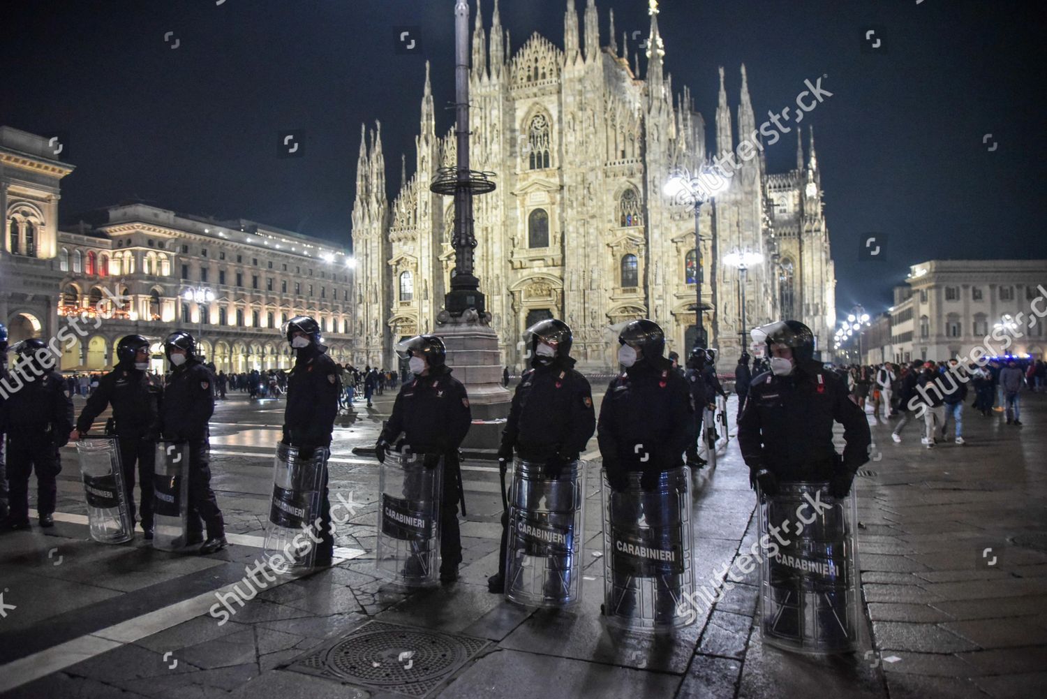 Italian Carabinieri Officers Riot Gear Keep Editorial Stock Photo ...