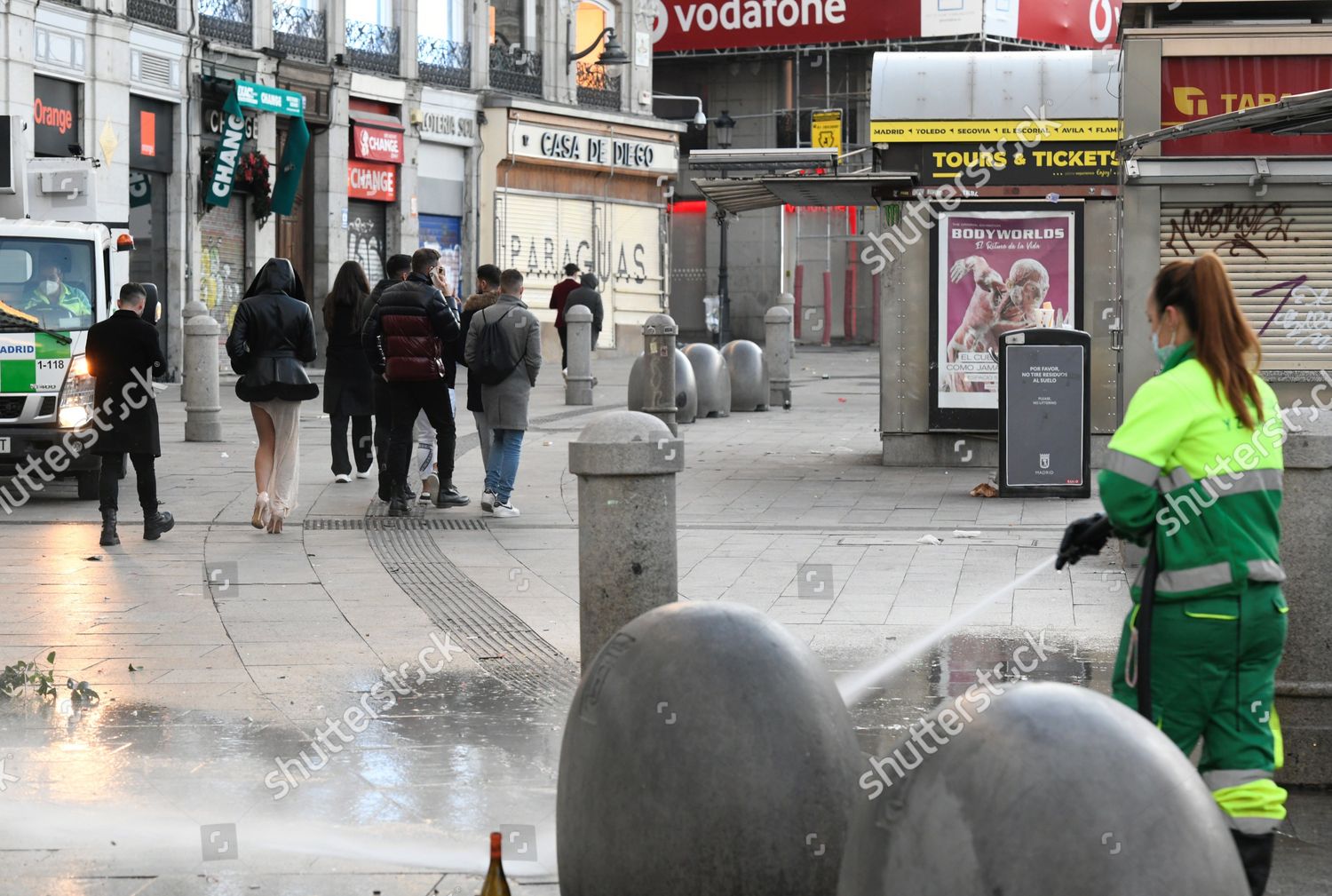 Worker Municipal Cleaning Services Hours After Editorial Stock Photo ...