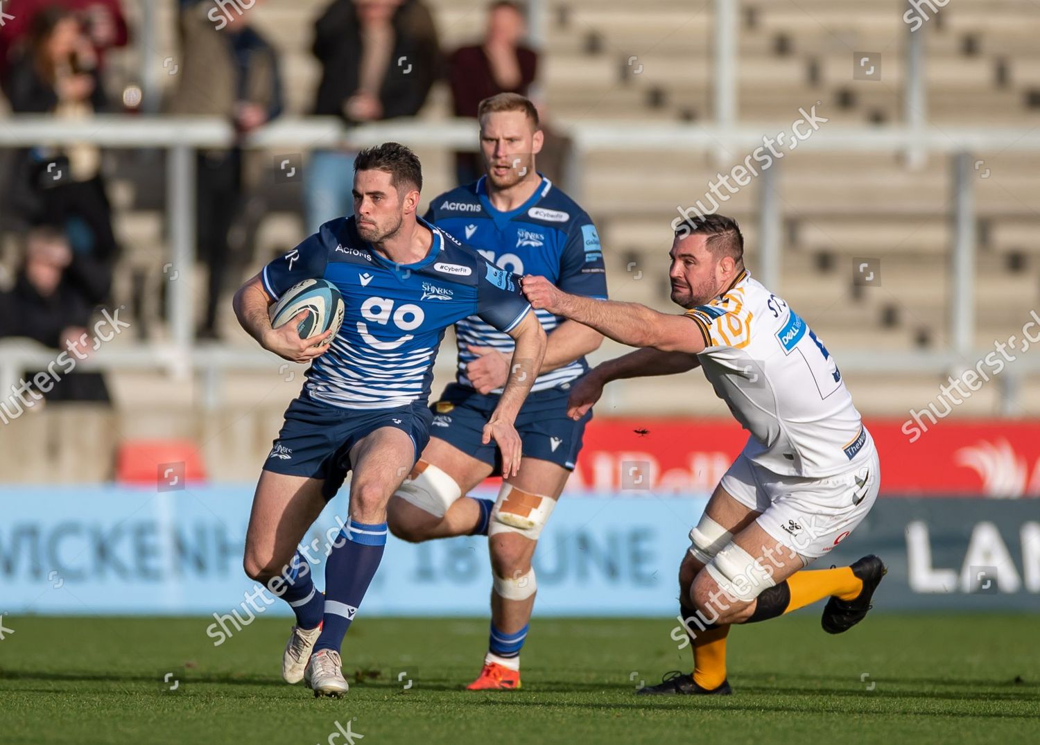 Luke James Sale Sharks Held By Editorial Stock Photo - Stock Image ...
