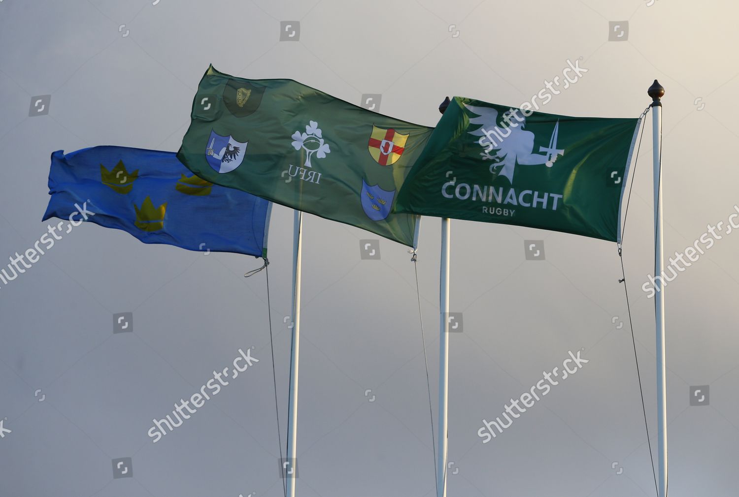 Connacht Munster Irfu Provinces Flags Sportsgrounds Editorial Stock ...