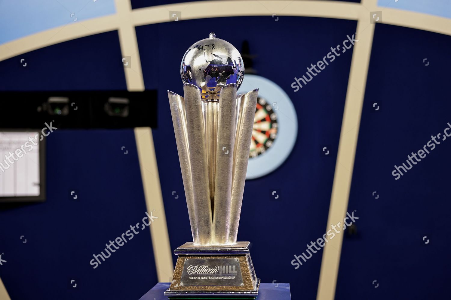 World Darts Championship Trophy During Pdc Editorial Stock Photo ...
