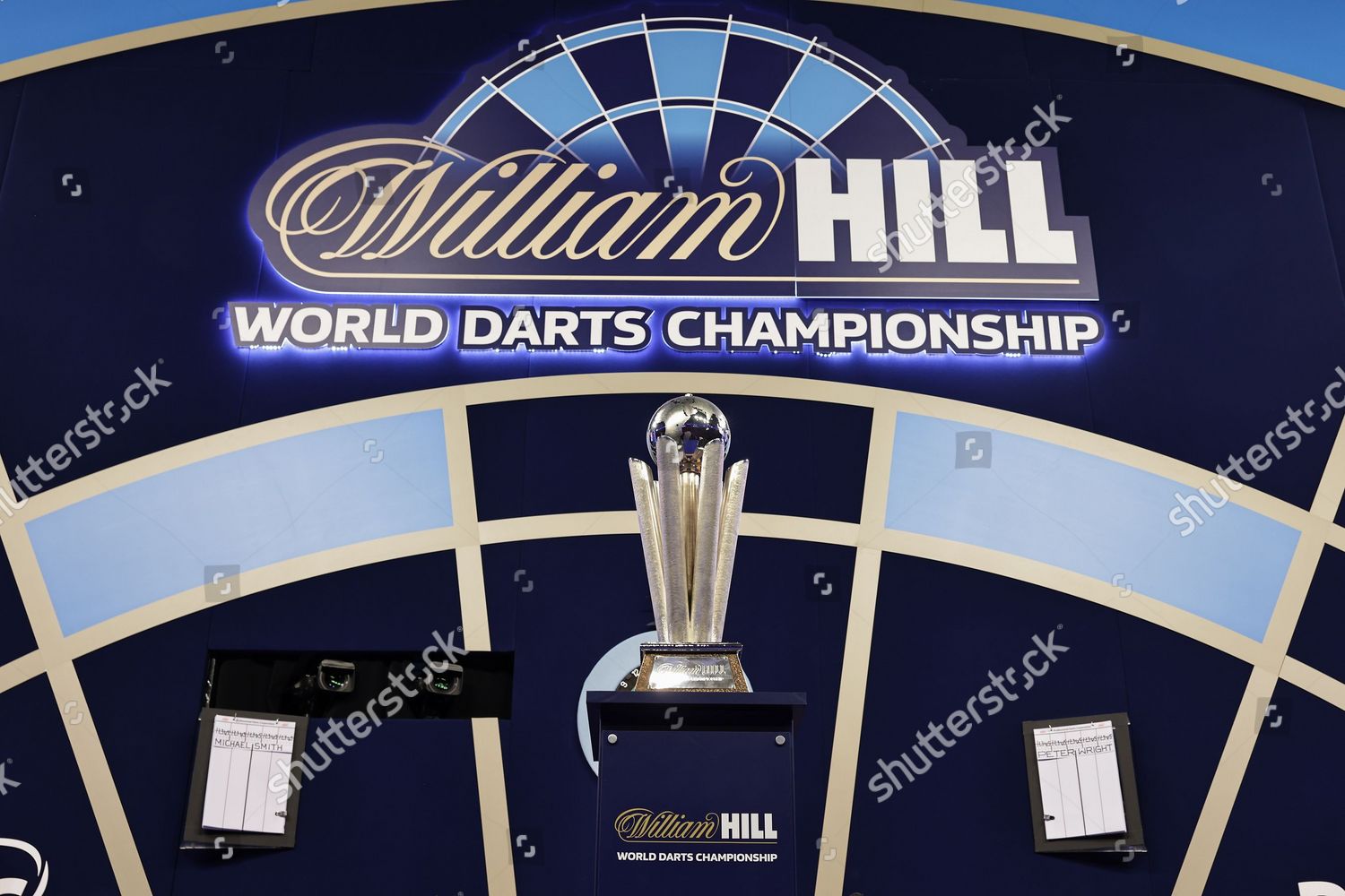 World Darts Championship Trophy During Pdc Editorial Stock Photo ...