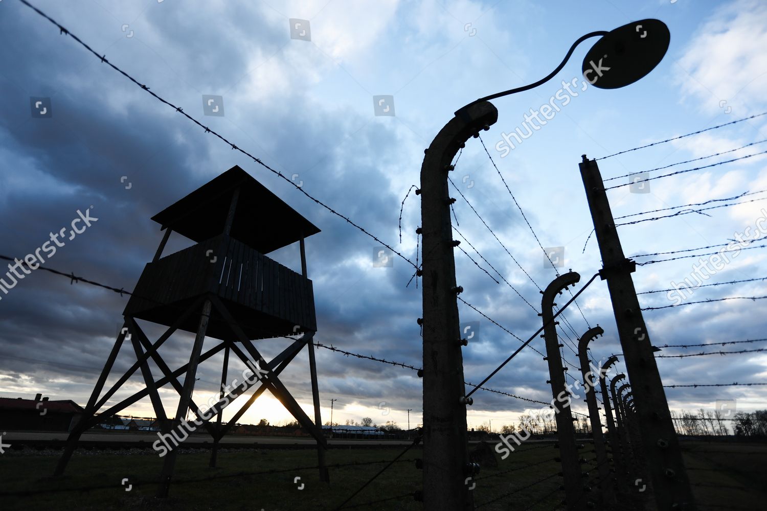 Watchtower Former Nazi German Concentration Camp Editorial Stock Photo ...