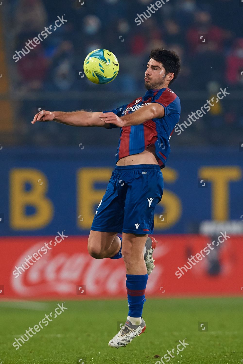 Gonzalo Melero Levante Ud Action During Editorial Stock Photo - Stock ...