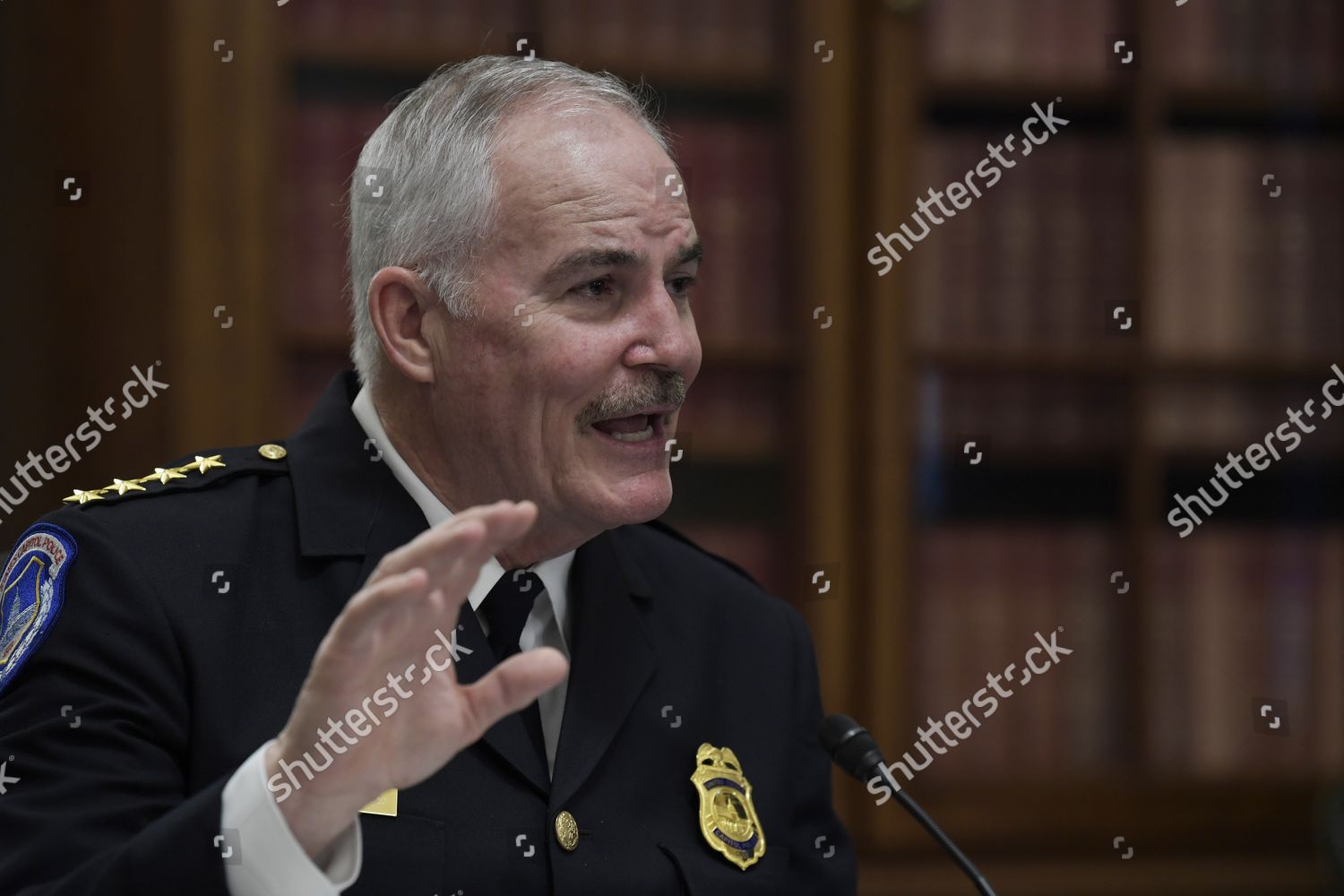 Capitol Police Chief Thomas Manger Testifies Editorial Stock Photo ...