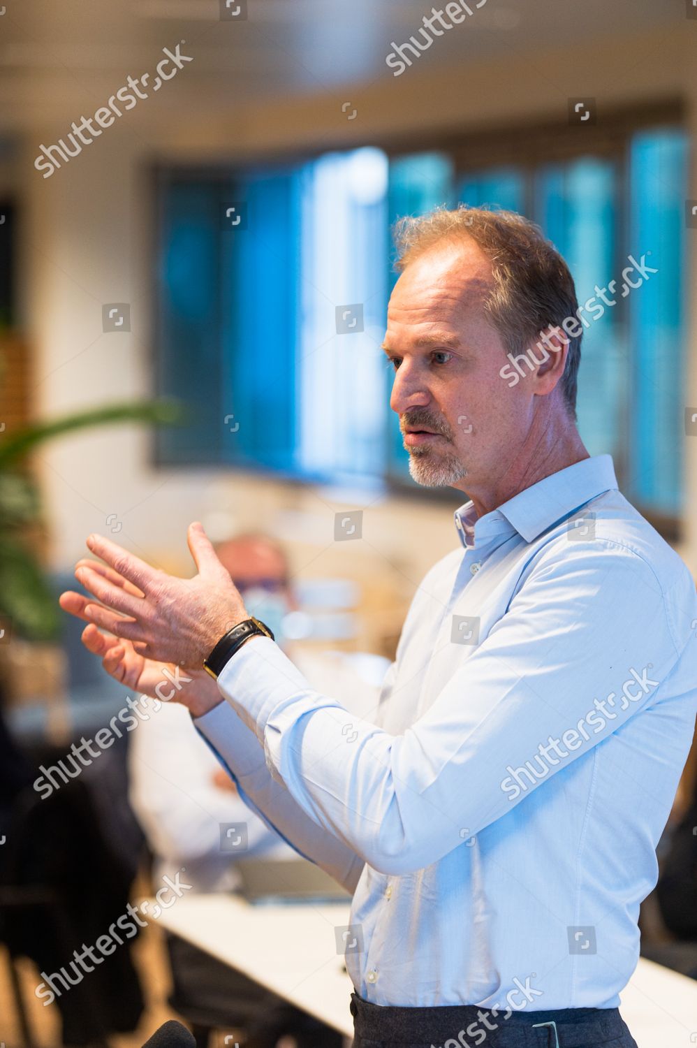Lantis General Director Luc Hellemans Gestures Editorial Stock Photo ...
