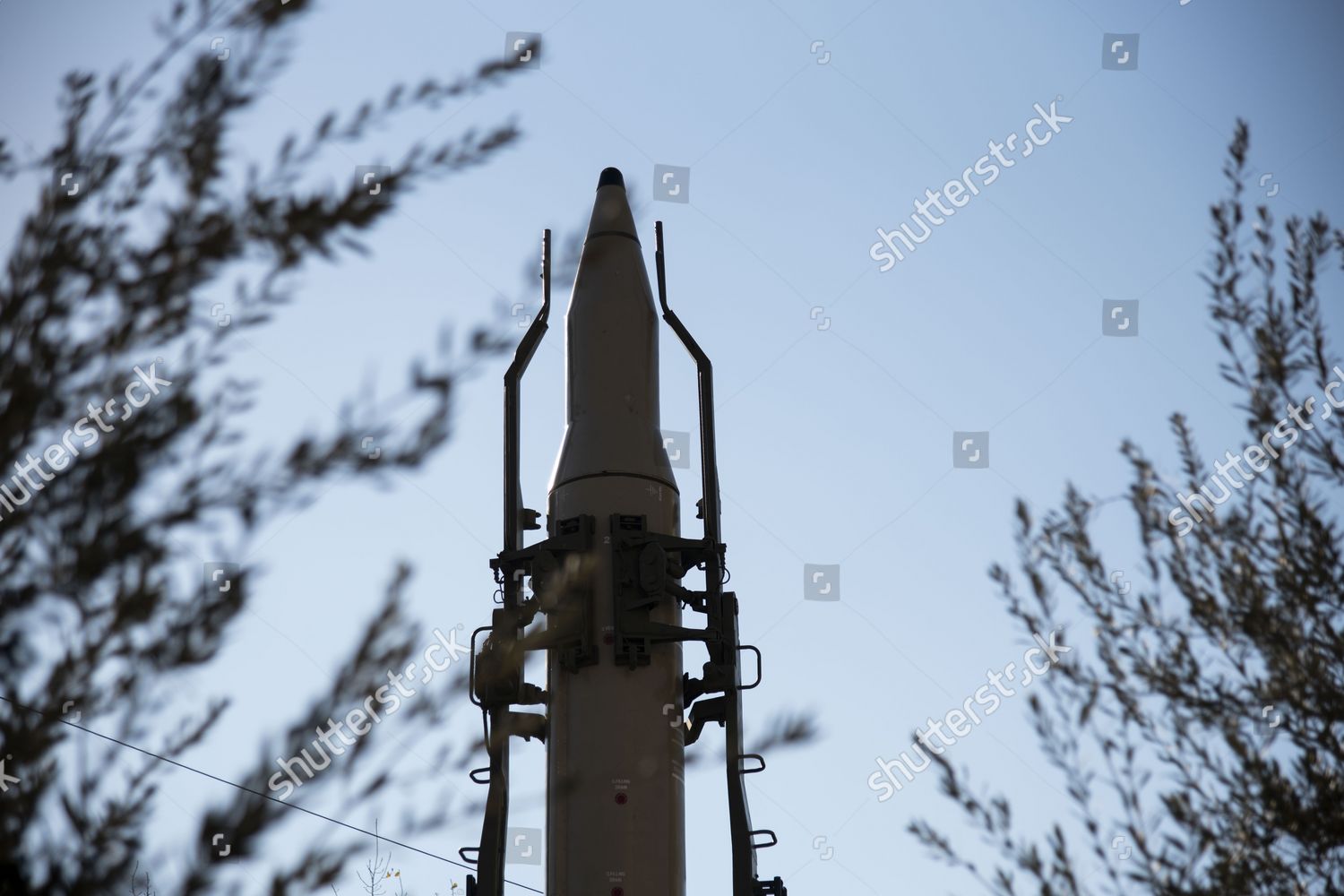 Qiam Missile Displayed Missile Capabilities Exhibition Editorial Stock ...