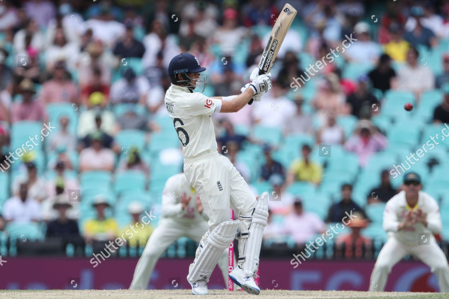 Joe Root Captain England Hits Tye Editorial Stock Photo - Stock Image ...