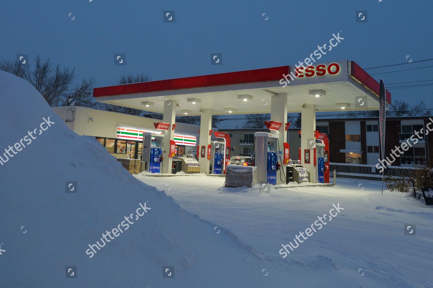 Esso Gas Station On Whyte Avenue Editorial Stock Photo - Stock Image ...